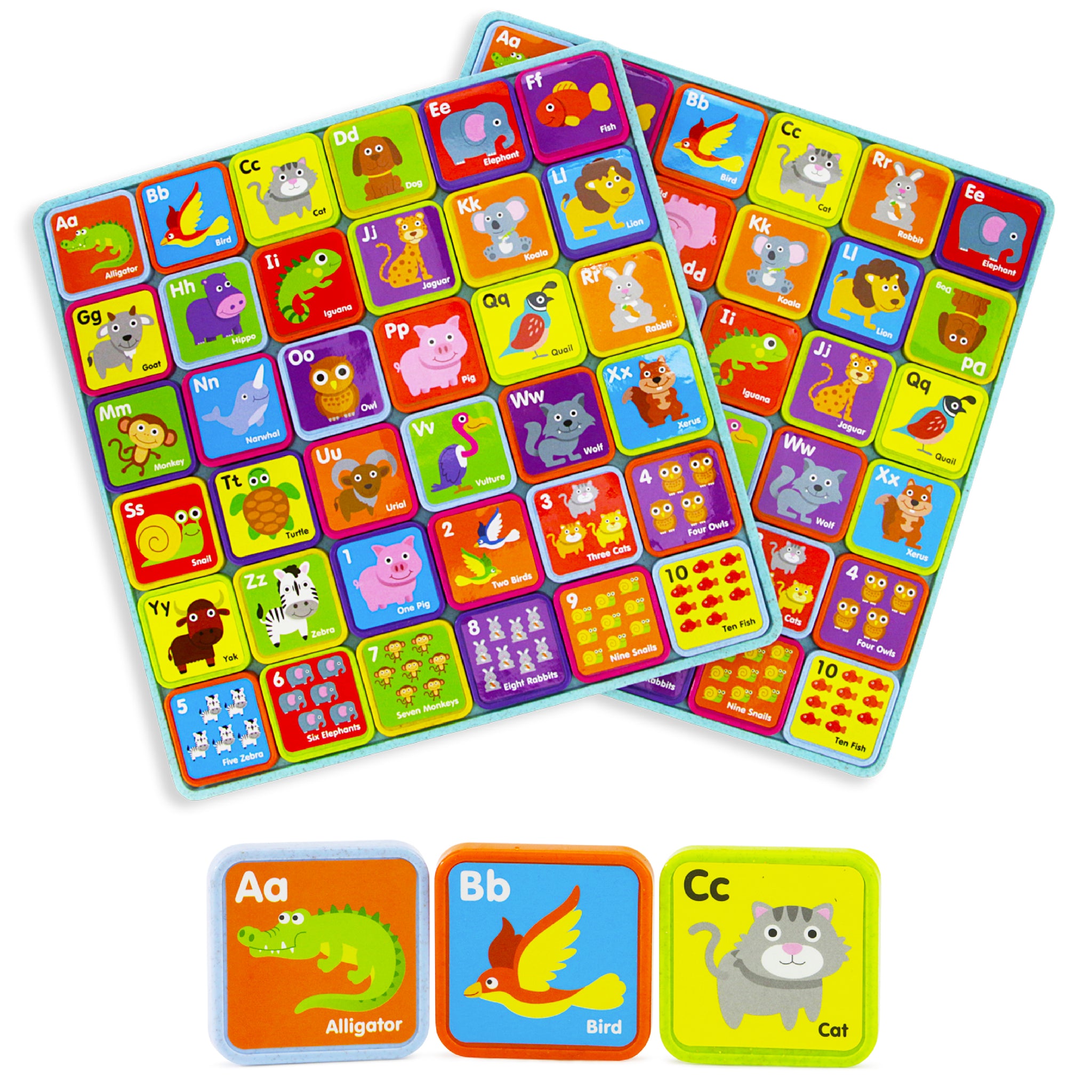 Animals and Alphabet Magnets - 72 PC – Boley Store