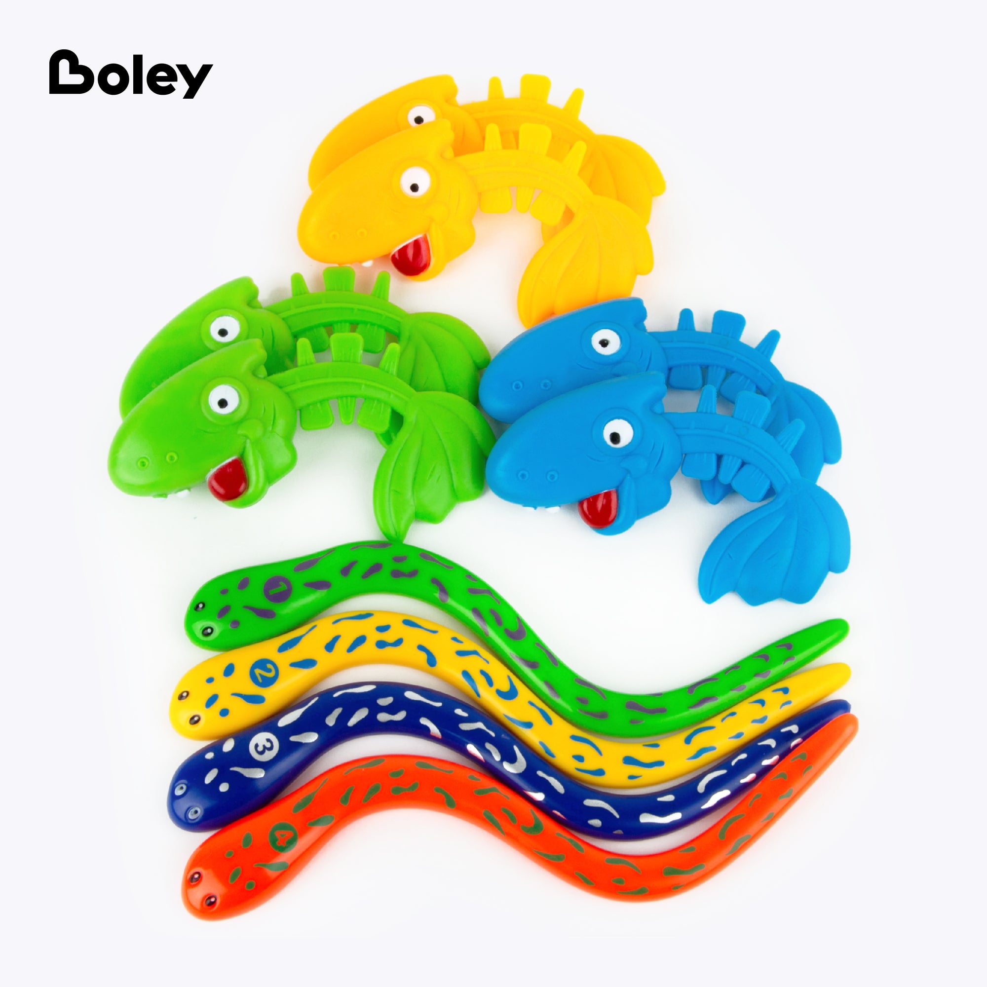 Snake & Fishbone Dive Toys - 6PK – Boley Store
