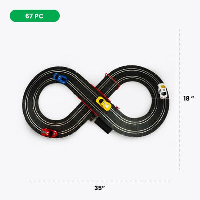 Boley Slot Car Race Track Set - Race Track Set STEM Building Toys for ...