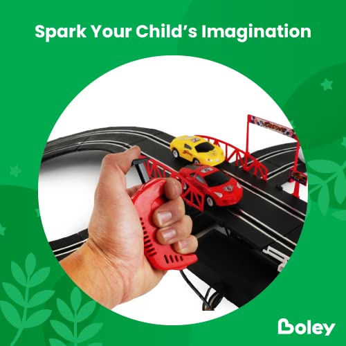 Boley Slot Car Race Track Set - Race Track Set STEM Building Toys for ...