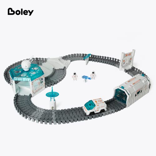 Boley Space Rail Track Set, Space Toys, 127 pc Race Track for Kids wit ...