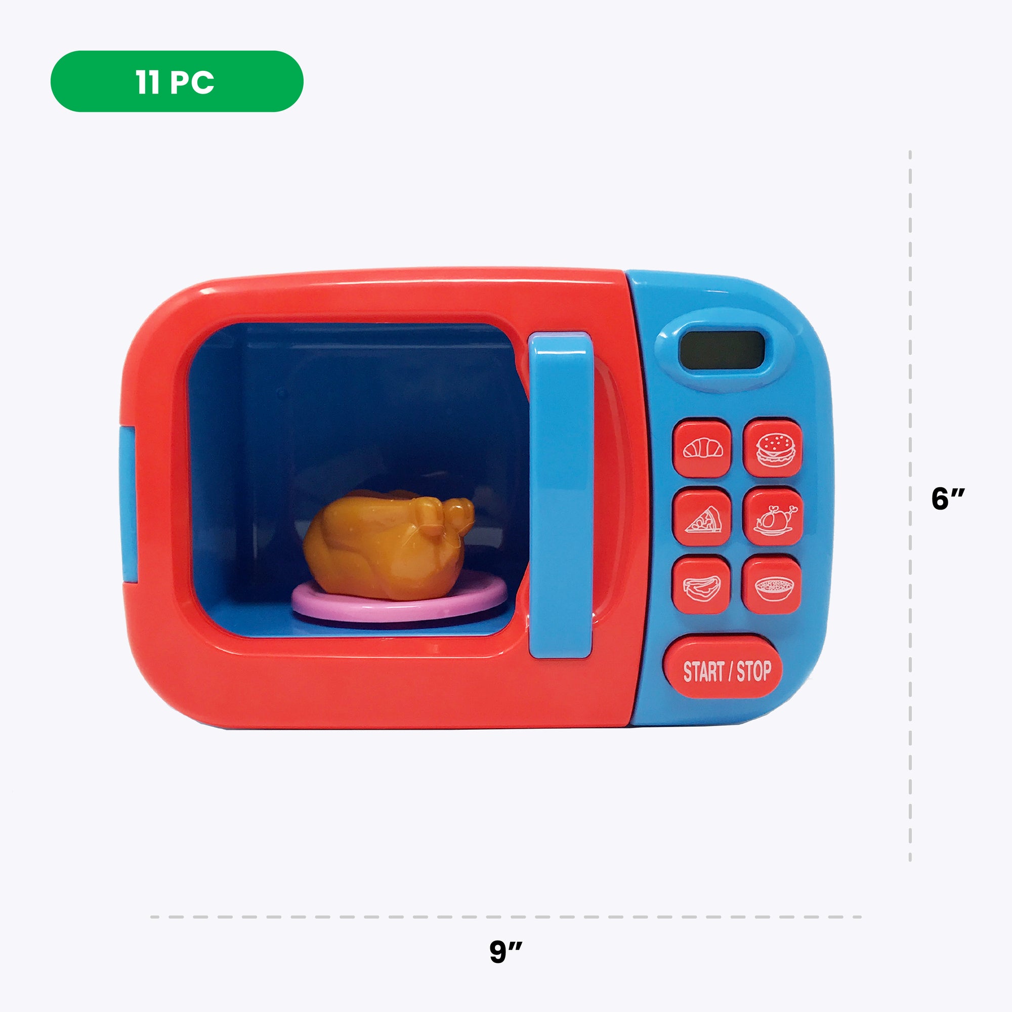 Blue Microwave Playset - 11 PC – Boley Store