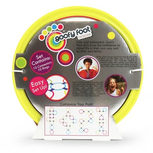 Goofy Foot 2 Pack Hopscotch Ring Set with 20 Hoops and 20 Connectors ...