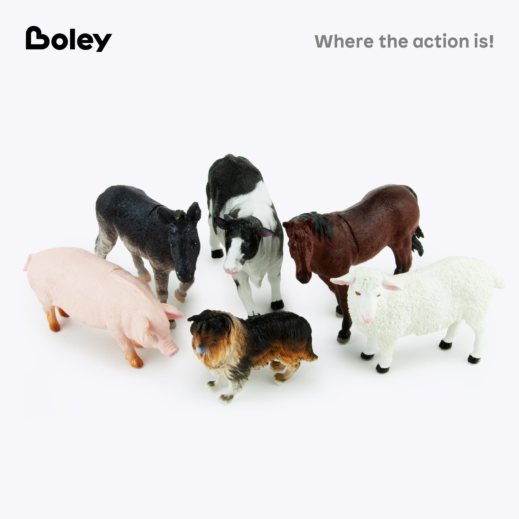 Farm Animals - 12 PC – Boley Store