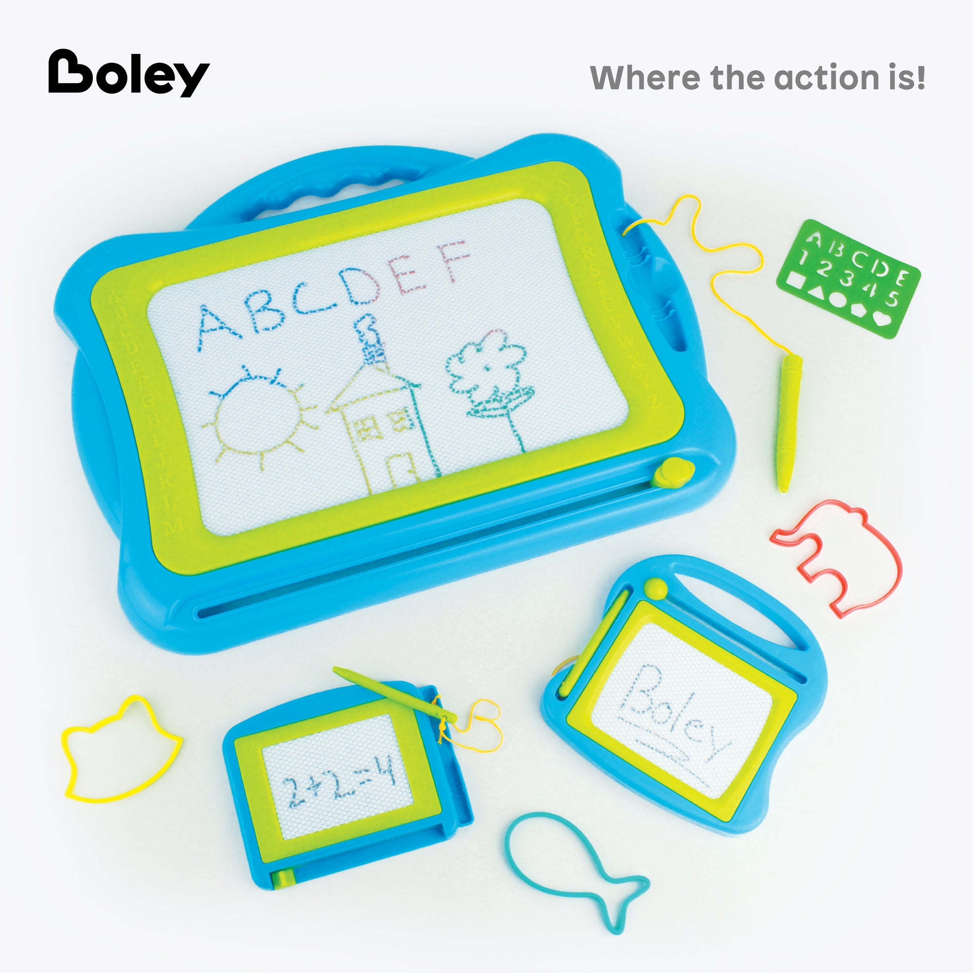 Doodle Boards with Stencils - 3 PK – Boley Store