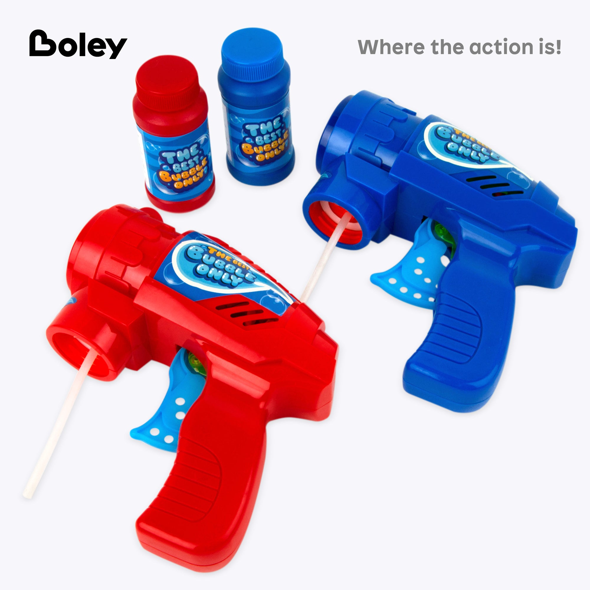 Red & Blue Bubble Guns - 2 PK – Boley Store
