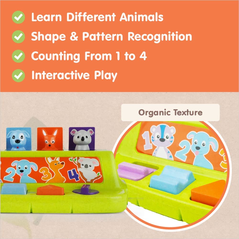 BOLEY Toddler Activity Center - Roo Crew Animal Alligator Interactive ...