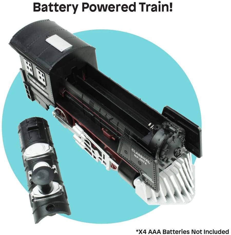 Boley Classic American Model Train Set - Play Toy Train Set with Track ...